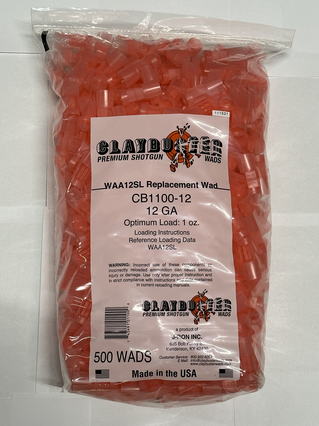 Claybuster Wads – CAC Associates, Inc.