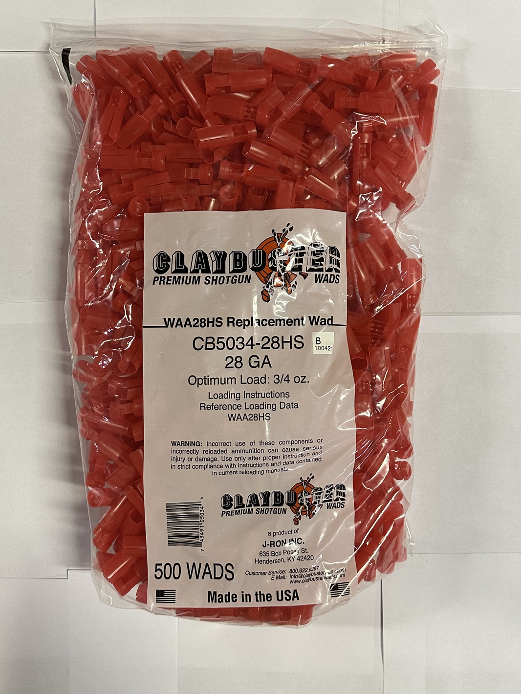 Claybuster Wads – CAC Associates, Inc.